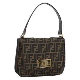 Fendi Pre-owned Zucca Canvas Schultertasche - - Pre-owned - Damen - Braun - ONE SIZE