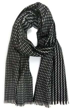 Collezione Alessandro Italienischer Schal Lia mit Hahnentrittoptik 60cm x 180cm