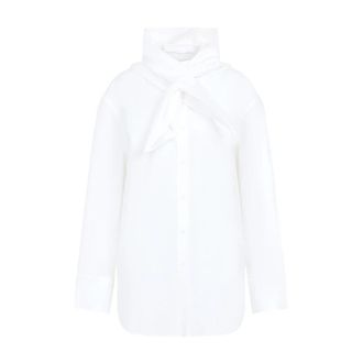 Carven Schal-Bluse - - Blouses & Shirts - Damen - Wei&szlig; - XS