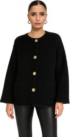 Worldclassca Cardigan WORLDCLASSCA Damen Oversize Cardigan Strickjacke mit Knöpfen Fashion Neue Kollektion - Stilvolle und gemütliche Strickmode für Damen