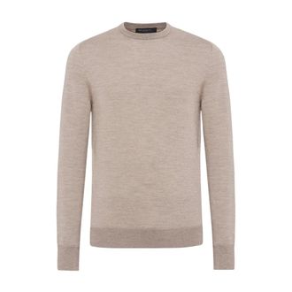 Kiton Cashmere Rundhals-Pullover - - Knitwear - Herren - Grau - S