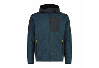 F.lli Campagnolo Fleecejacke CMP Herren Fleecejacke MAN JACKET FIX HOOD 35H1787