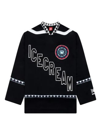 Icecream t-shirt &agrave; imprim&eacute; graphique - Noir