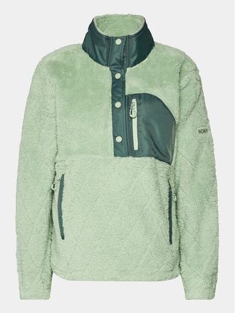 Roxy Sweatshirt Alabama Otlr ERJFT04714 Grün Regular Fit