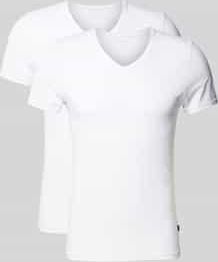 Joop T-Shirt mit V-Ausschnitt im 2er-Pack