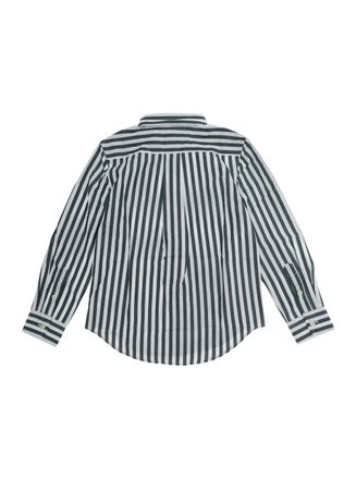 Polo Ralph Lauren Striped Cotton Woven-Sport Shirt - Navy