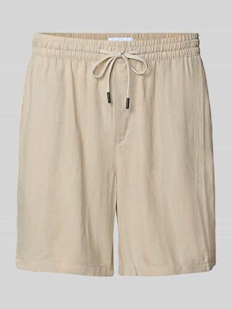 Only & Sons Regular Fit Shorts mit Leinen-Anteil