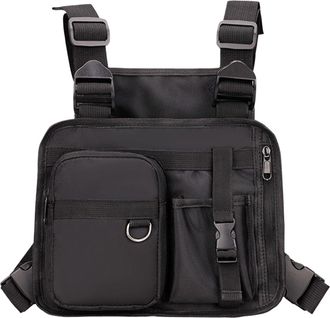 Generico Outdoor-Sportwestentasche: langlebiger Fahrradrucksack, Schultertasche, kompakte Outdoor-Fitnessweste mit verstellbaren Riemen, Aufbewahrungslösung