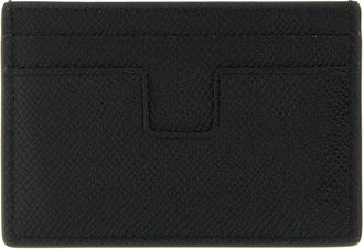 Tom Ford Textured Leather Card Case - Black