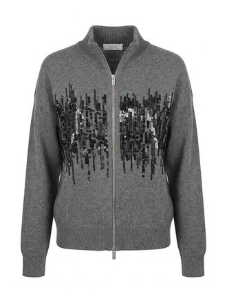 PESERICO Pull Col Rond - Gris