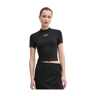 Miss Sixty Bedrucktes T-Shirt - - Tops - Damen - Schwarzk - XS