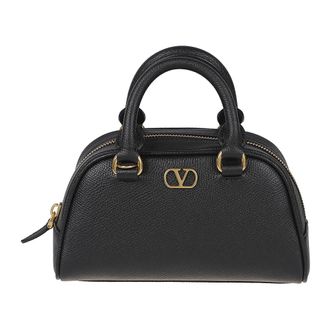 Valentino Garavani Vlogo Bowling Mini Bag - - Bags - Damen - Schwarzk - ONE SIZE
