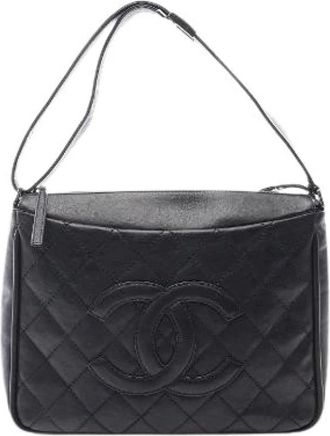 Chanel Sac bandouli&egrave;re en cuir Wild Stitch Pre-owned - Femme - Pre-owned - Noir - Taille: ONE Size