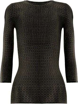 Wolford Femme, Tops, Noir, Taille: 40 FR Pure Top Manches Longues