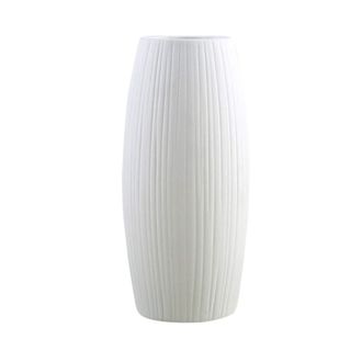 Vosarea Vosarea Keramik Vase Wei&szlig; Blumenvase Moderne Keramikvase Vasen f&uuml;r Wohnzimmer B&uuml;ro Tisch Vase Deko