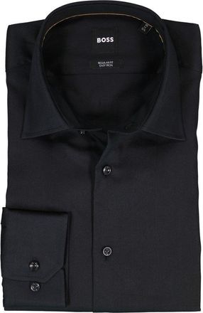 HUGO BOSS Herren Hemd schwarz