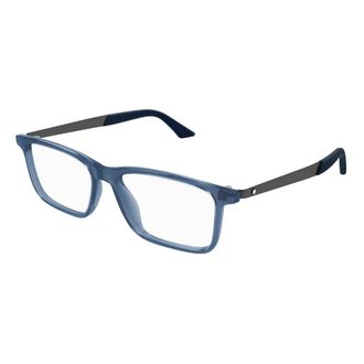 Montblanc Glasses - - Accessories - Herren - Blau - 55 MM