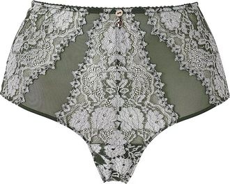 Brigitte Bardot Tanga taille haute kaki Mystique