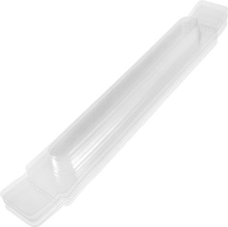 Lurrose 12 St&uuml;ck PVC Schutzbox f&uuml;r Wanduhrzeiger Transparent Druckfest Kratzfest Passend f&uuml;r Quarzuhrzeiger f&uuml;r Uhrmacherbedarf und Bastelarbeiten Innendurchm