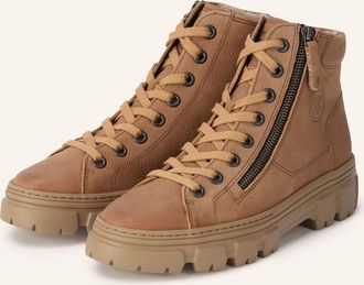 Paul Green Schn&uuml;rboots braun