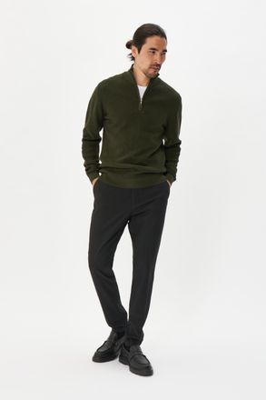 Matinique Strickpullover MAlagoon Gerade Passform dark green