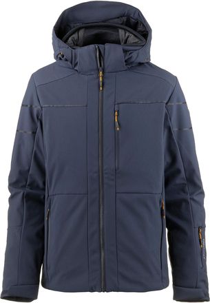 F.lli Campagnolo Herren Jacke Wattierte Softshell 8000 Skijacke, Black Blue, 58, 38W0597