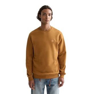 Scotch & Soda Herren Essential Badge Logo Crewneck Sweatshirt, Cathay Spice, XXL