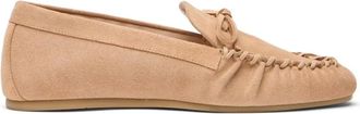 Stuart Weitzman Femme, Chaussures, Beige, Taille: 36 EU Britt Bow Loafer