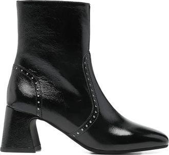 Evaluna studded block-heel boots - Schwarz