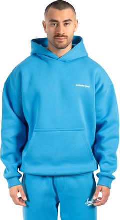Smilodox Hoodie Herren Tamio, Regular Fit Kapuzenpullover mit Prints auf Brust & R&uuml;cken, Flauschiger Stoff Pulli mit K&auml;ngurutasche & B&uuml;ndchen, Sweatshirt komfo
