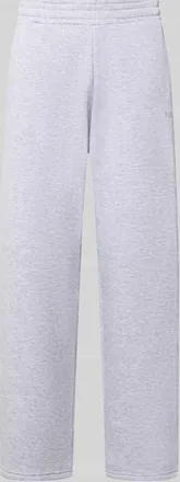 Review Straight Fit Sweatpants mit Logo-Detail