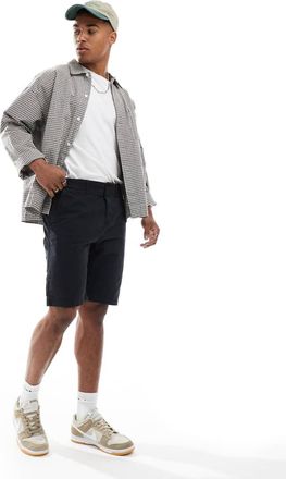 Superdry Officer - Short chino - Noir délavé-Gris