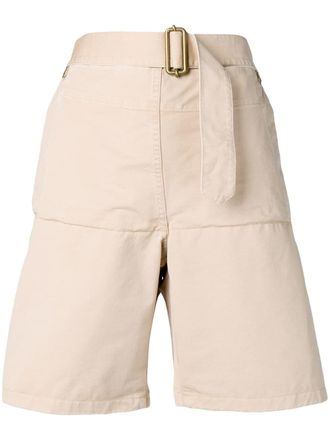 J.W.Anderson bermuda &agrave; taille ceintur&eacute;e - Marron
