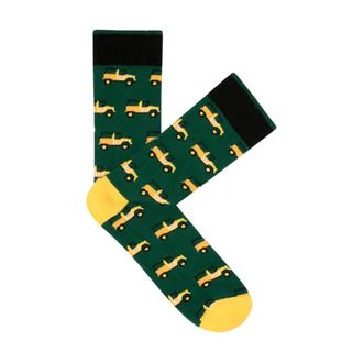 Cabaia Homme, Sous-vêtements, Vert, Taille: ONE Size Chaussettes Unisexes Vertes à Motifs