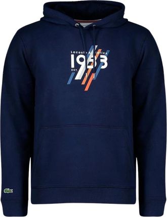 Lacoste Homme, Sweatshirts et sweats &agrave; capuche, Bleu, Taille: XS Sweat &agrave; capuche avec logo Crocodile