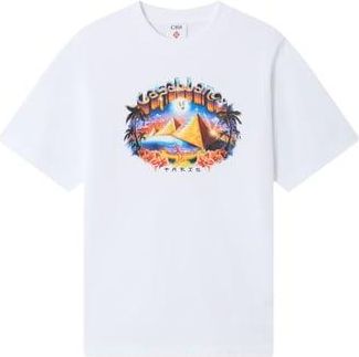 Casablanca T-shirt droit &agrave; motif en coton