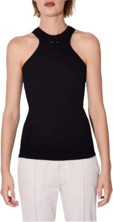 Barbara Bui Femme, Tops, Noir, Taille: 38 FR D&eacute;bardeur en jersey