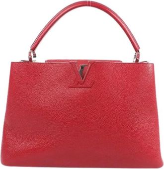 Louis Vuitton Pre-owned Capucines GM - Femme - Pre-owned - Rouge - Taille: ONE Size