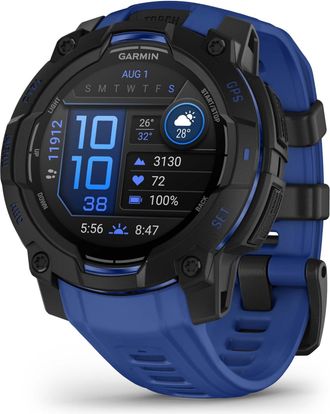 Garmin Instinct 3 Black/Bolt Blue 45mm