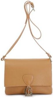 Caf&egrave;noir Sac Bandouli&egrave;re En Cuir &Agrave; Rabat Avec Bandouli&egrave;re R&eacute;glable, Pour Femme, Couleur Marron, Taille Taille Unique