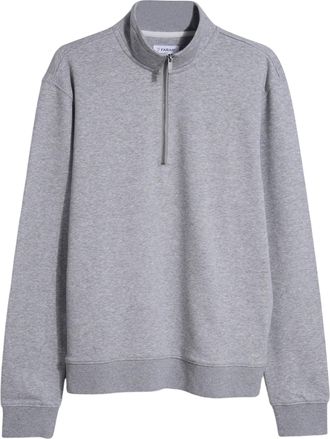 Farah Aintree Sweatshirt f&uuml;r Herren, Weiter Stehkragen, Lang&auml;rmlig (Graugr&uuml;n)