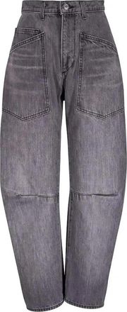 Nili Lotan Straight Leg Jeans - Grau