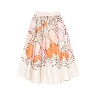 La DoubleJ Ballerina Placee Midi-Rock - - Skirts - Damen - Mehrfarbig - XS