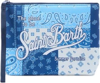 MC2 Saint Barth Femme, Sacs, Bleu, Taille: ONE Size Aline Clutch Bag
