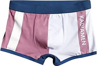 Generic Sous-v&ecirc;tements pour hommes Shorts r&eacute;tro Hommes Coton Boxer Personnalit&eacute; L&acirc;che Pantalons Jeunesse Sport Boxers Hommes Sous-v&ecirc;tements Grandes Tailles, l