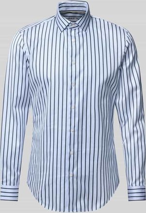Jake*s Slim Fit Businesshemd aus reiner Baumwolle