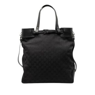 Gucci Pre-owned Canvas Tote Bag - - Pre-owned - Damen - Schwarzk - ONE SIZE