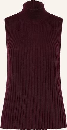 Hemisphere Hemisphere Stricktop Aus Merinowolle rot