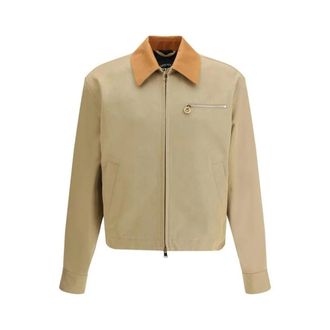 Versace Leichte Jacke - - Jackets - Herren - Beige - M