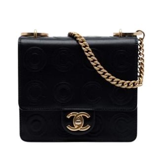 Chanel Sac bandouli&egrave;re vintage Pre-owned - Femme - Pre-owned - Noir - Taille: ONE Size